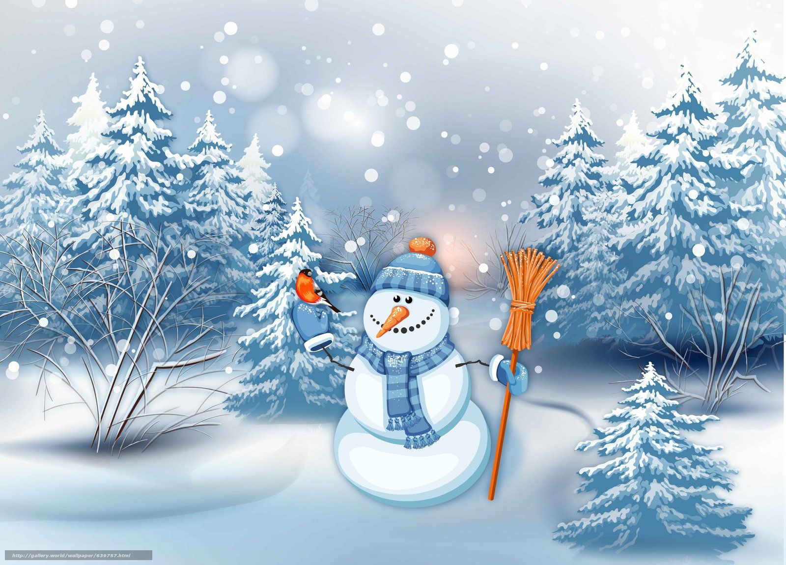 Joli bonhomme de neige